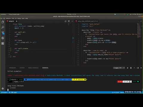 Ruby Advanced Class Methods Lab Walk Through