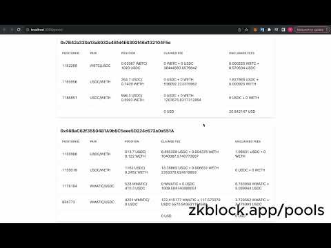 Zkblock - Backdrop Build