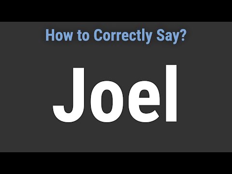 How to Pronounce Name Joel (Correctly!)