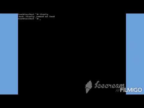 How to fix ifconfig command not found error in minimal installation of centos7