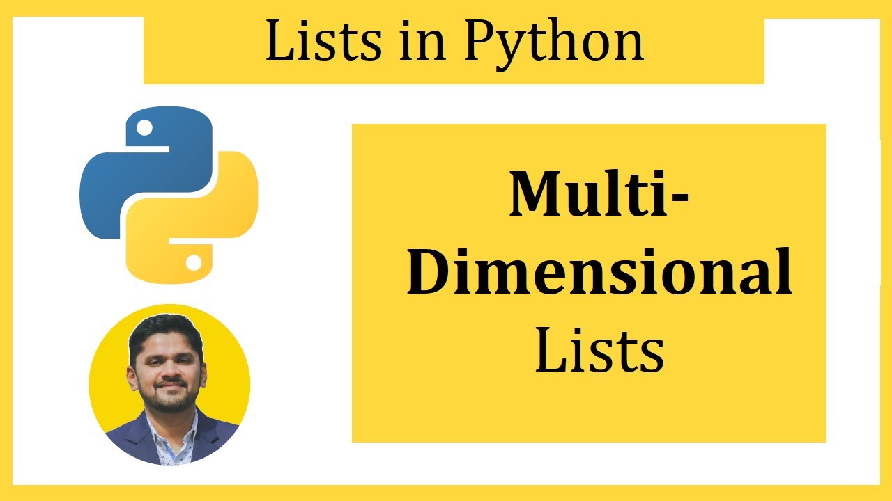 Multidimensional Lists in Python | Tutorial for Beginners | Amit Thinks