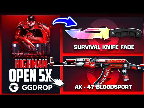 GGDROP CASE BATTLE INSANE PULLS! - GGDROP PROMO CODE 2025
