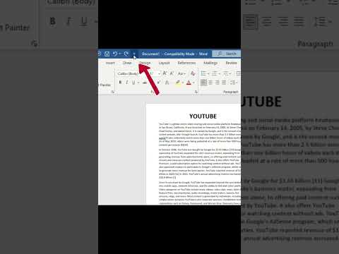 😍Ms Word Trick - Shrink to One Page | #Shorts