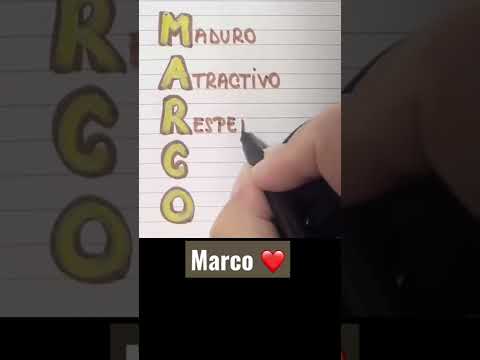Significado del nombre MARCO #significado #nombre #marco