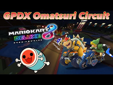 GPDX Omastsuri Circuit in Minecraft! (MK8DX route!)