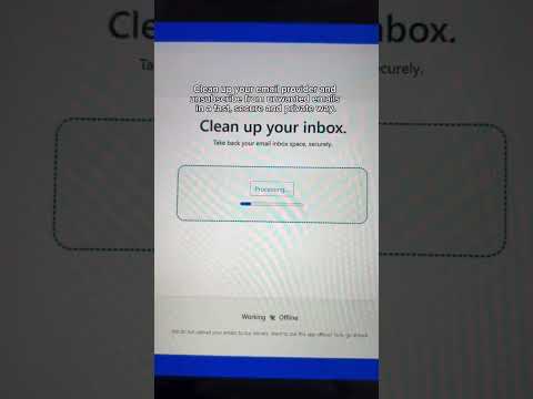 GoodByEmail in action. How to clean your email inbox with full privacy.