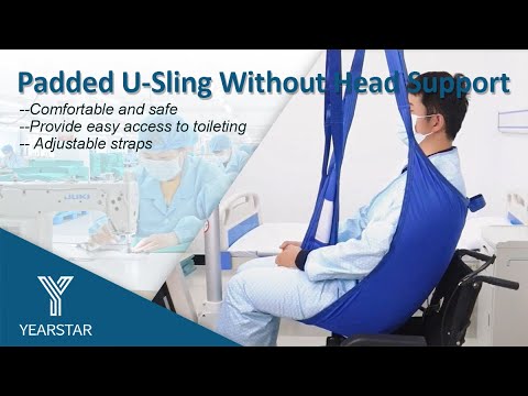 How to use high back patient transfer sling with handles