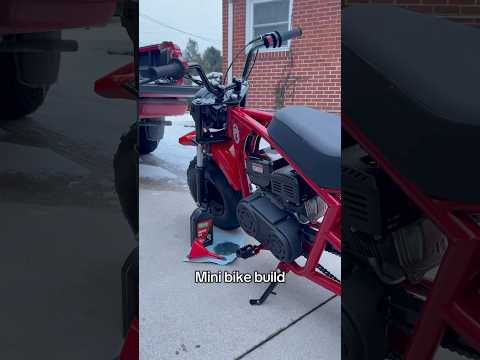 60mph loading #minibike #coleman #b200 #motorcycle #dirtbike #bike #motor #build #engine #automobile