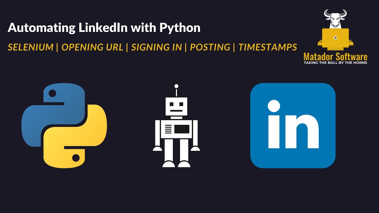 Automate LinkedIn with Python and Selenium | Step by Step Automation #pythonprojects #python
