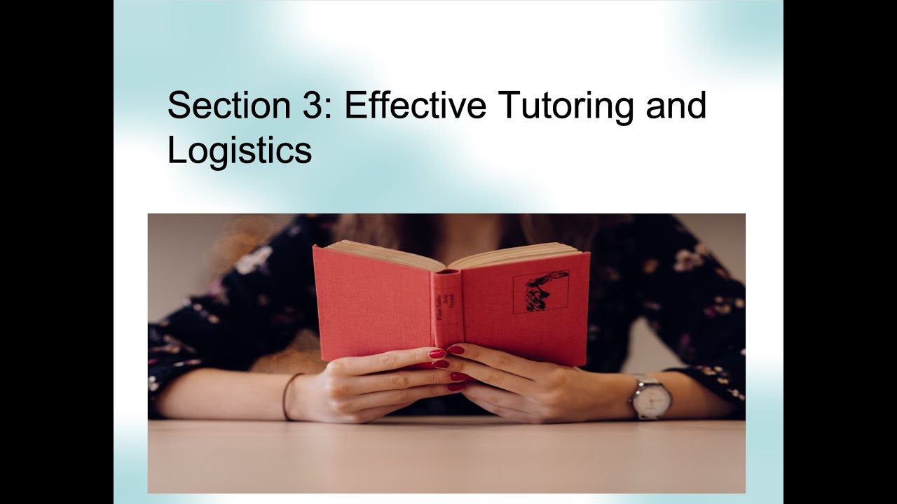 Tutor Training Module 3