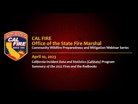 CWPM Webinar Series April 10, 2023 Summary of the 2022 Fires and the Redbooks