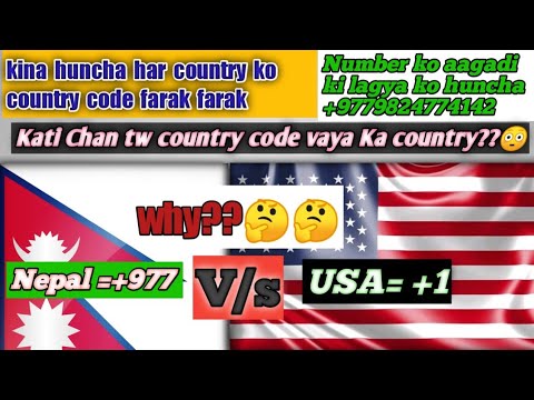 what is country code/why before phone number +977 dial