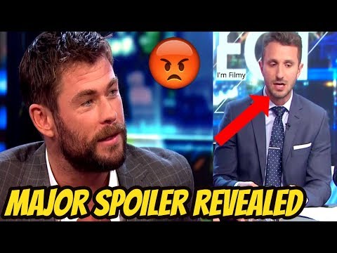 Thor 3: Ragnarok - Chris Hemsworth Gets Angry On Interviewer For Revealing a Major Spoiler - 2017