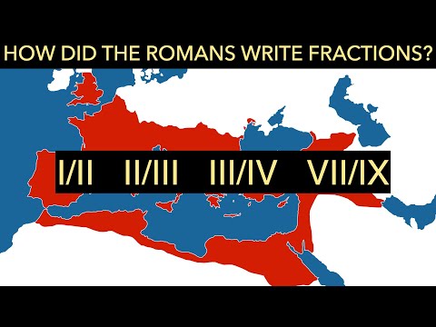 How Did the Romans Write Fractions with Numerals?