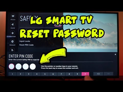 LG Smart TV : How to Reset your Password (in case you forgot it)