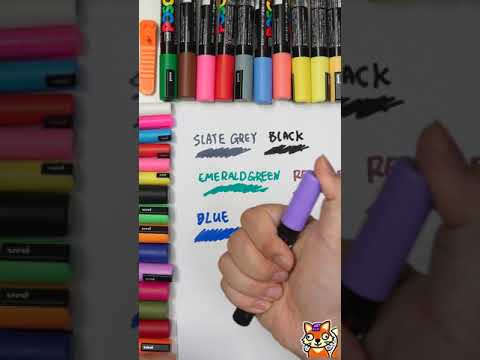 Tutorial -- Posca pen paint marker preparation