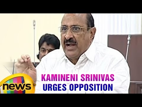 Minister Kamineni Srinivas Urges Opposition For Smooth Functioning Of Assembly | Mango News