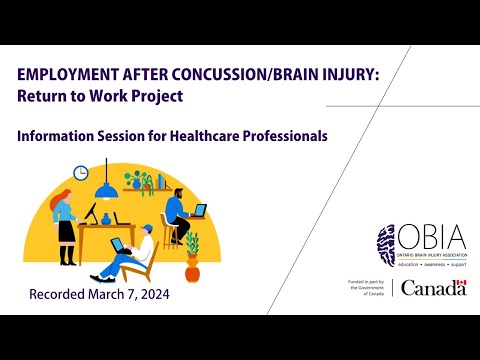 Employment After Concussion/Brain Injury - Return to Work Project