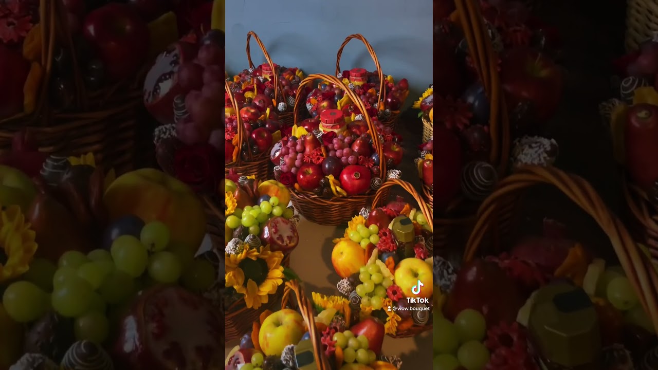Fruit baskets put together #shorts #fruitbasket #giftbaskets #gift #giftideas