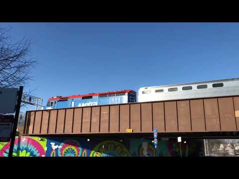 3:43 PM Metra UP/NW Arriving At Irving Park Station