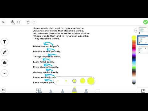 Adverbs that end in  LY