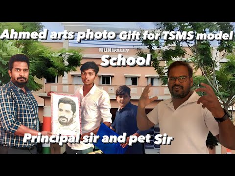 Telangana state model school munipally mandal Sangareddy district// Ahmed Arts 07