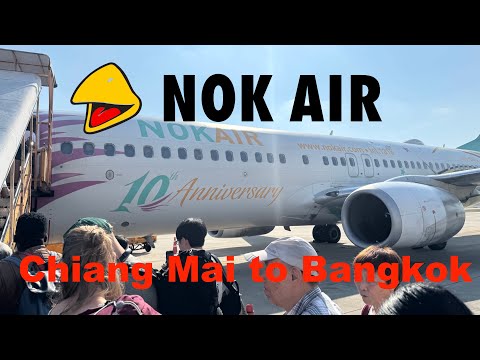 First time ever on Nok Air - Chiang Mai to Bangkok