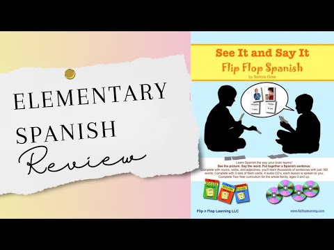 What We're Using for Spanish This Year | Secular Homeschool Curriculum Flip-through and Review