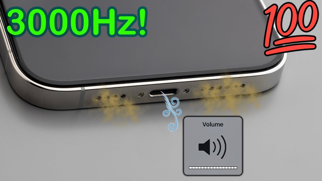 Remove Dust From Speaker Sound
