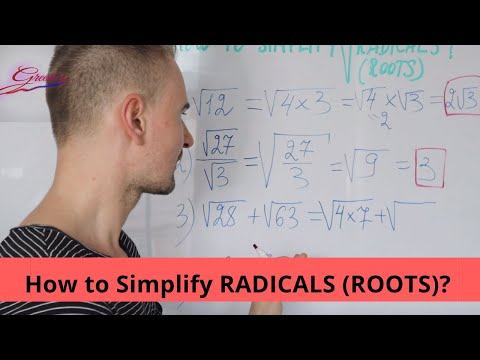 How to Simplify RADICALS (ROOTS)?