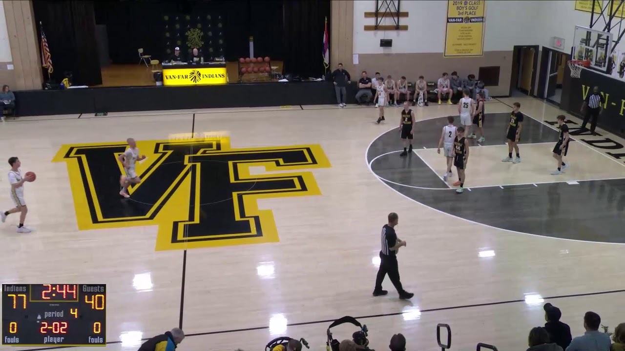 Van-Far High School vs Wellsville, MO Mens Varsity Basketball
