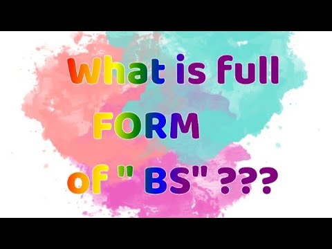 What is BS stands for???