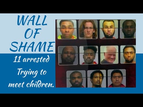 Nassau county Florida. Internet sting that nets 11 suspects Including ex cop…👍