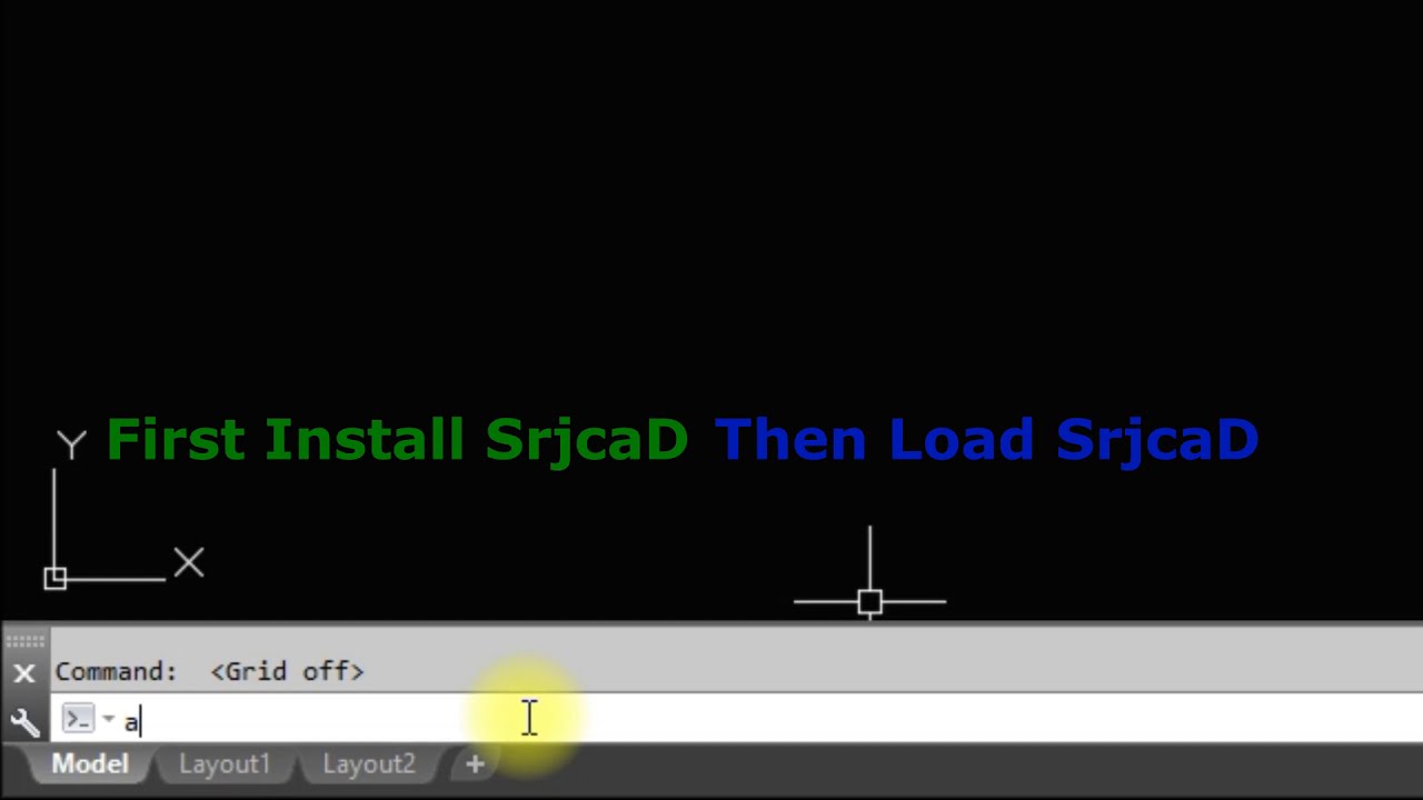 Load SrjcaD (AutoCAD Plugin) file