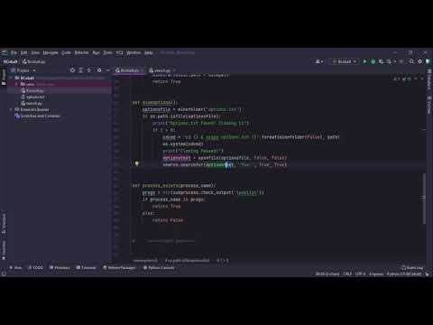 Python module that searches for specific words in a text file. (Experimental)