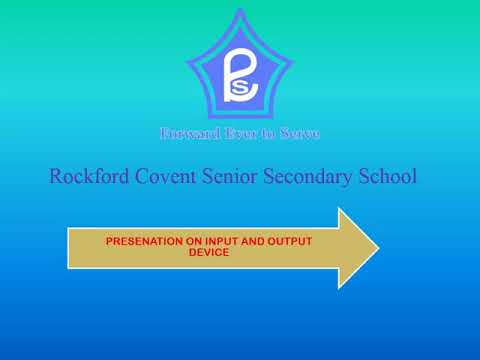 Input & output device PPT by Bhumi