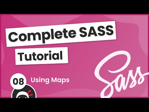 SASS Tutorial (build your own CSS library) #8 - Maps