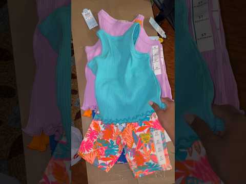 SUMMER GIRLS CLOTHING | CUTE BIKER SHORTS AND TANK TOPS | TARGET FINDS FOR SUMMER | SAHM OF 5