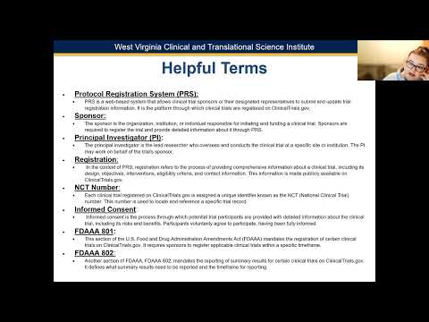 Clinicaltrials gov problems defined and explained; “Swift” Review of COE SOPs