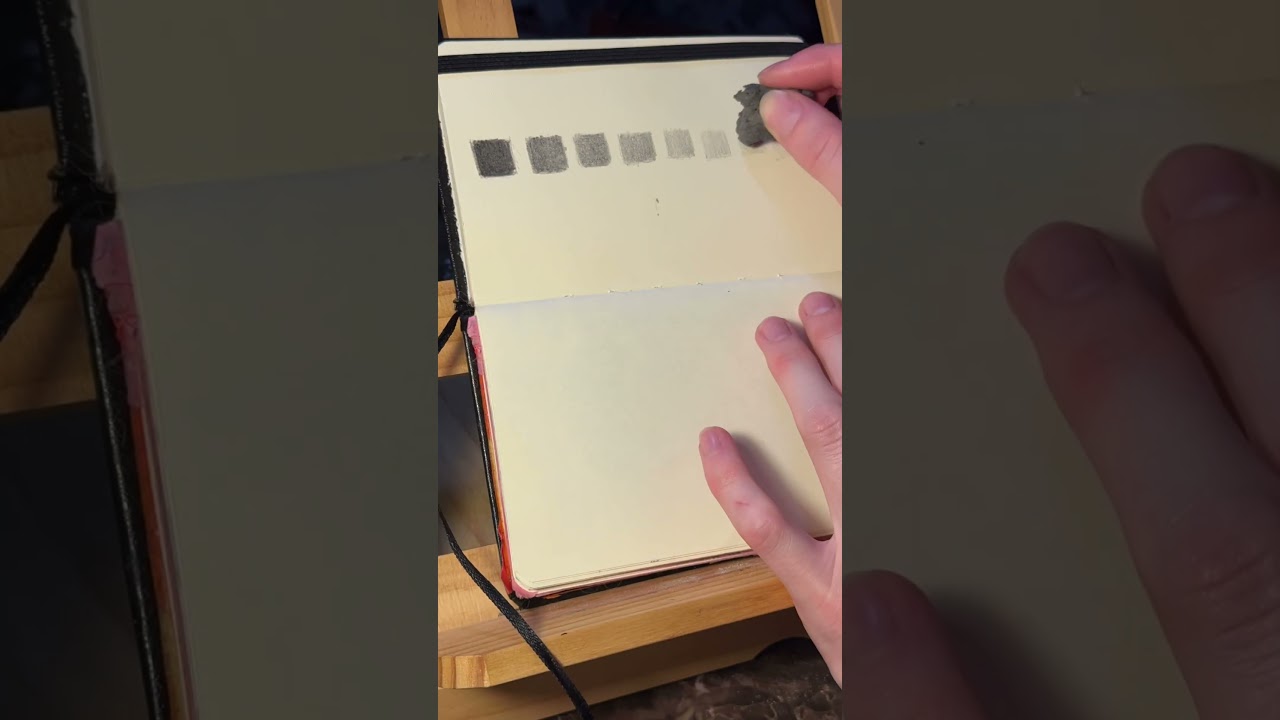 Gradient Sketch Warm-Up #artfundamentals #sketching #drawingprompts #howtodraw  ￼