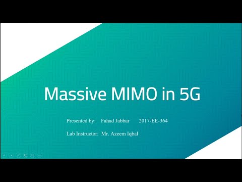 Massive MIMO in 5G Network