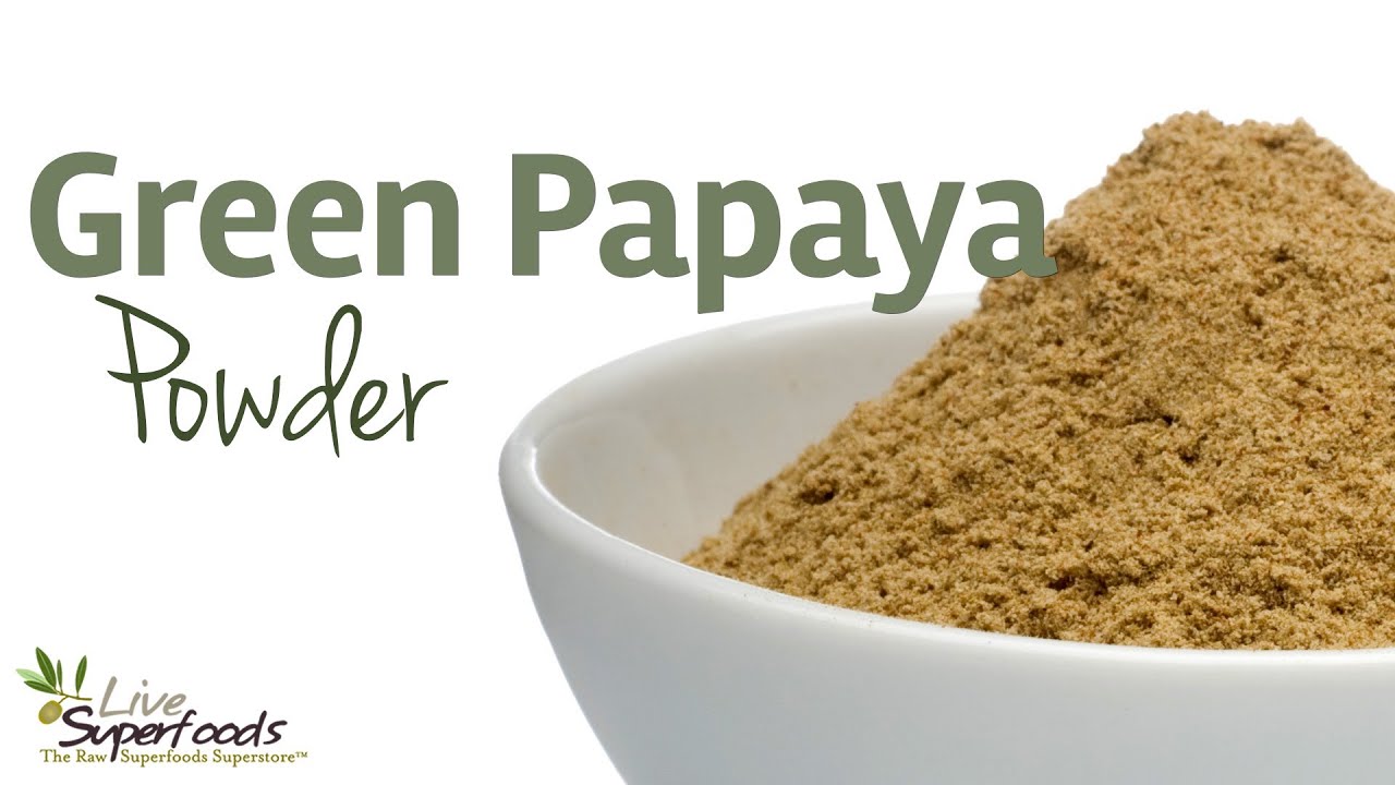 All About Green Papaya Powder - LiveSuperFoods.com