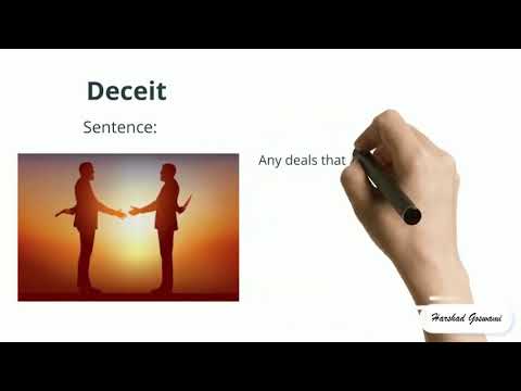 Deceit meaning in Hindi