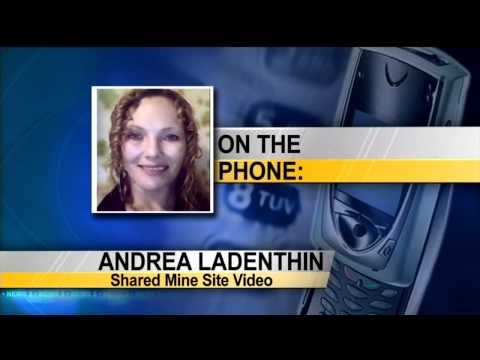 Video shows activists at mining site