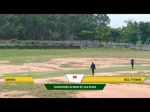 SurvivorS XI vs RCC TITANS Live Cricket Match | RAMAIAH 2025 CUP Live - Ramaiah Cricket Ground Benga