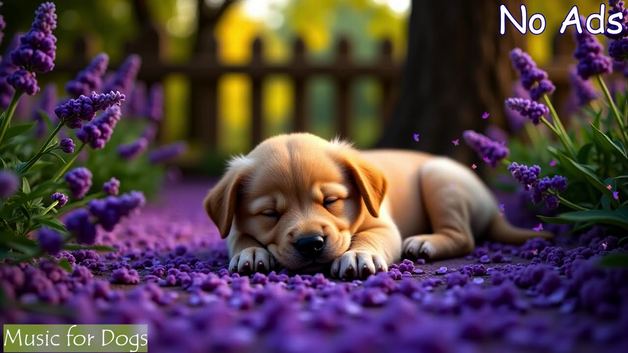 NO ADS 12 HOUR of dog sleep relaxation music🎵Separation anxiety relief and stress 🐶Dog's favorite