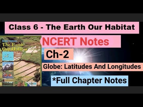 NCERT Notes - Globe Latitudes And Longitudes Notes | Class 6 Geography Chapter 2 Notes