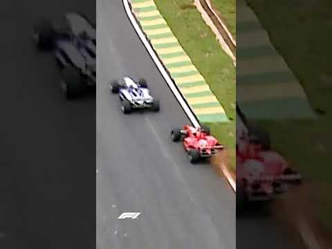 Magic Montoya! Juan Pablo Muscles Past Schumacher! ๐ช #Shorts