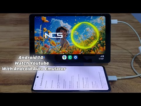 Android 14 Watch Youtube With Fermata Auto, CarStream...On Android Auto Emulator Without ROOT