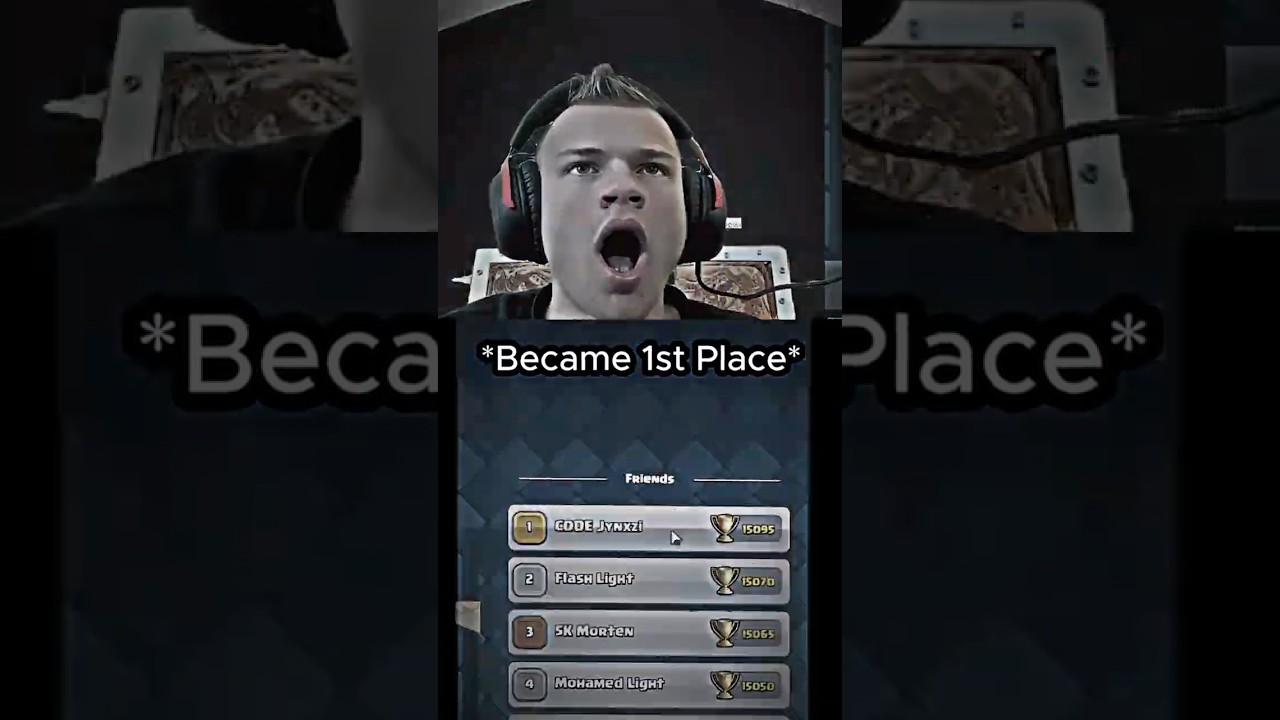 JYNXZI BECOMES 1ST PLACE IN THE WORLD! #clashroyale #jynxzi #gaming